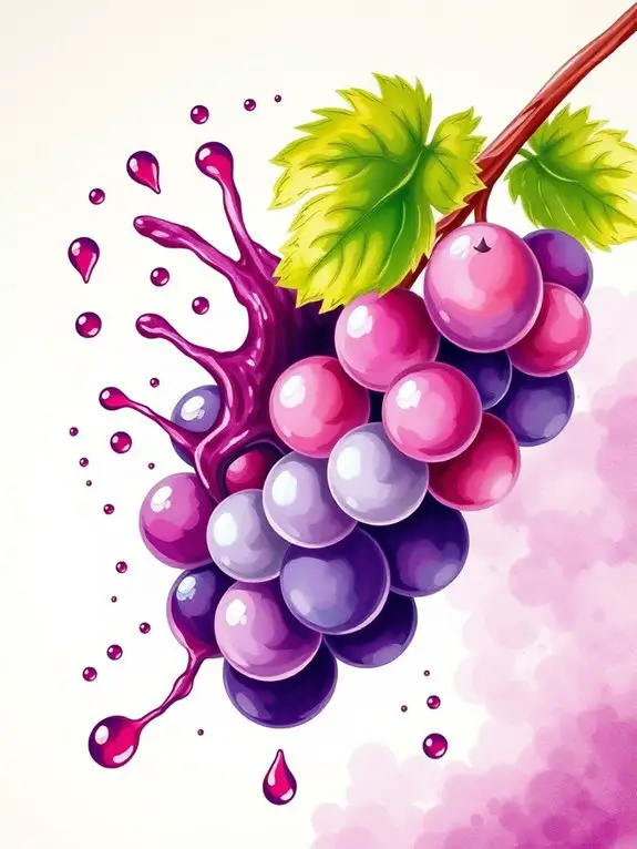 10+ Creative Grape Juice Drawing Ideas to Inspire Your Art