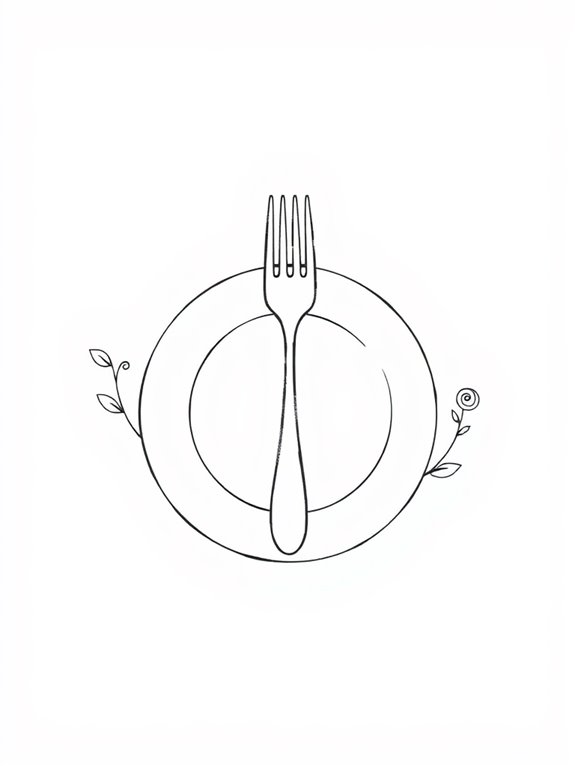 10+ Creative Plate and Fork Drawing Ideas to Inspire You