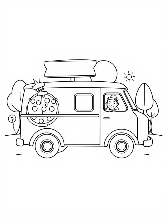 10+ Creative Food Truck Drawing Ideas to Inspire Your Art