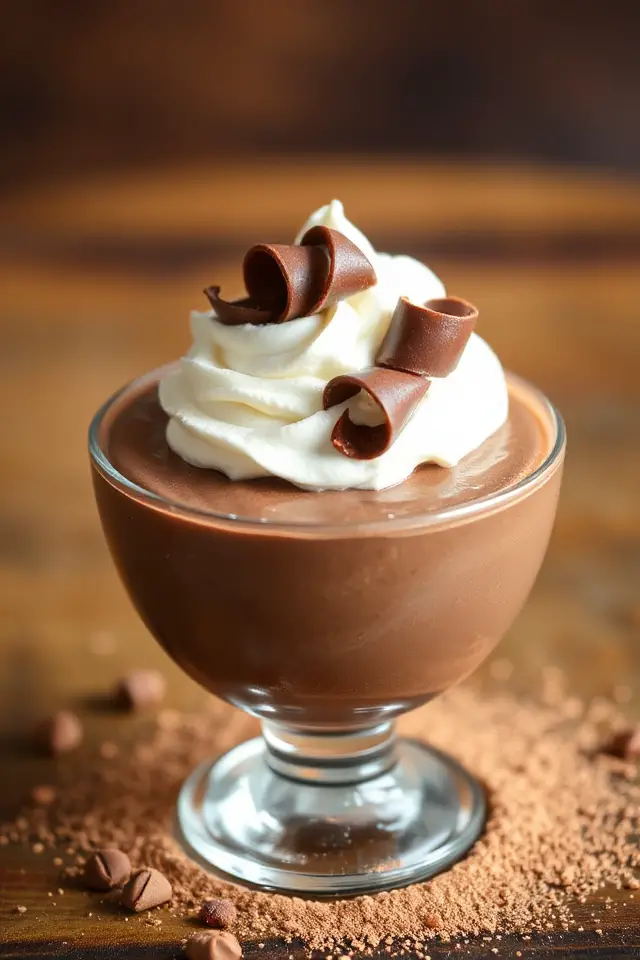 Rich Chocolate Coffee Mousse Recipe