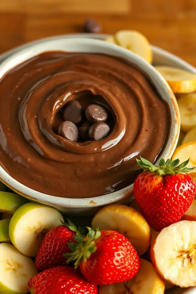 Chocolate Dip Recipe With Fruits