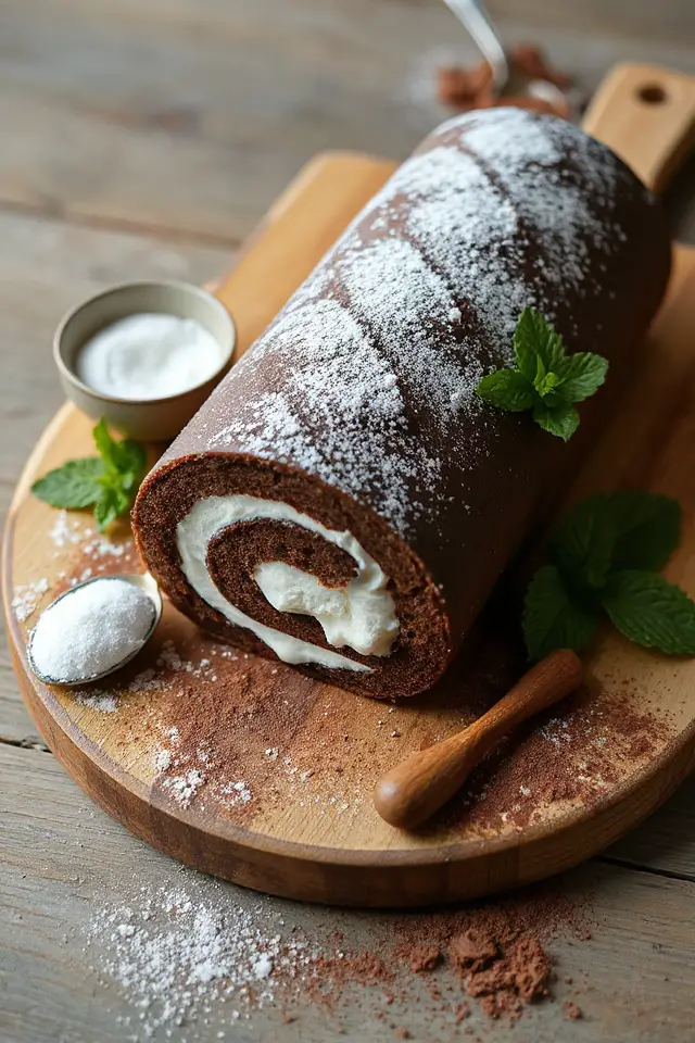 Chocolate Swiss Roll Recipe