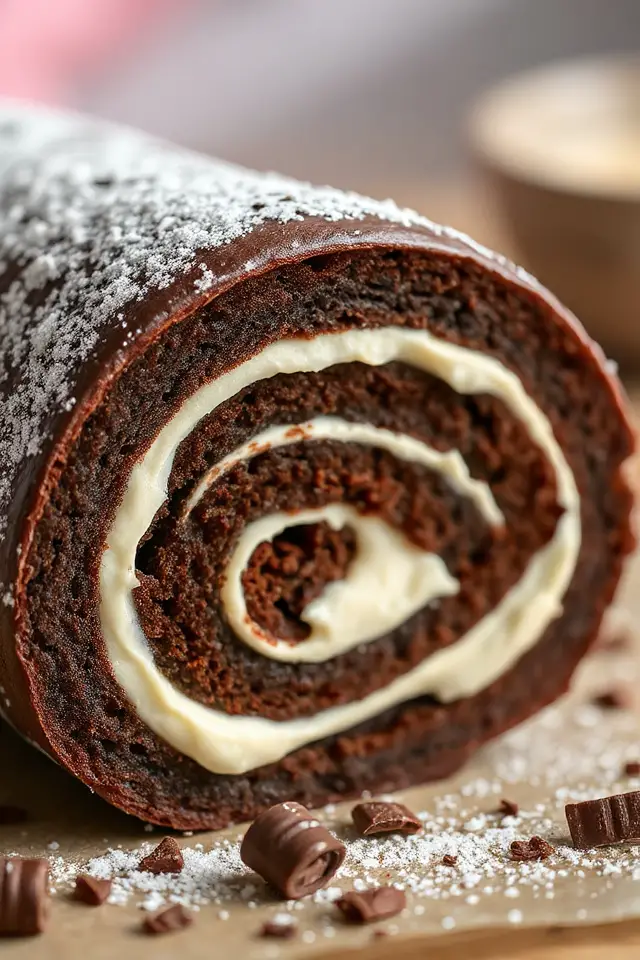 Chocolate Swiss Roll Recipe