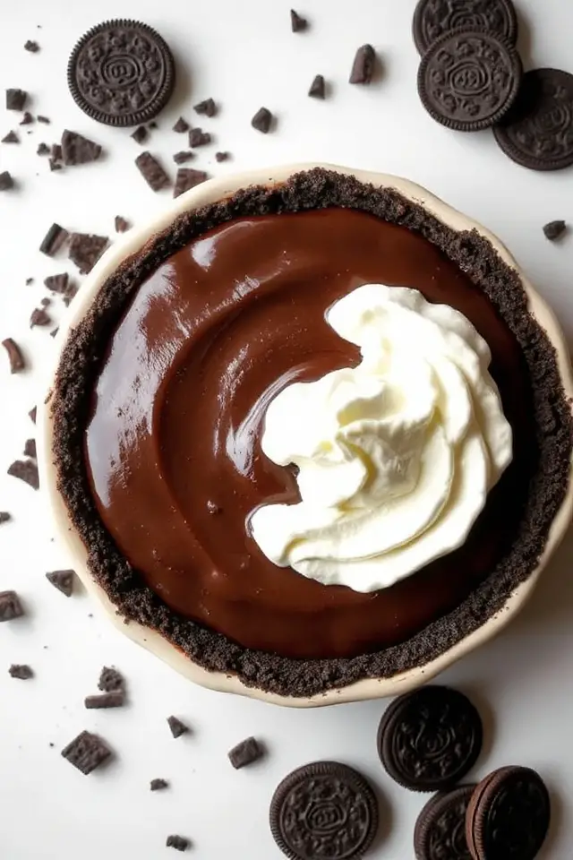 Indulgent Oreo Chocolate Pudding Pie Recipe