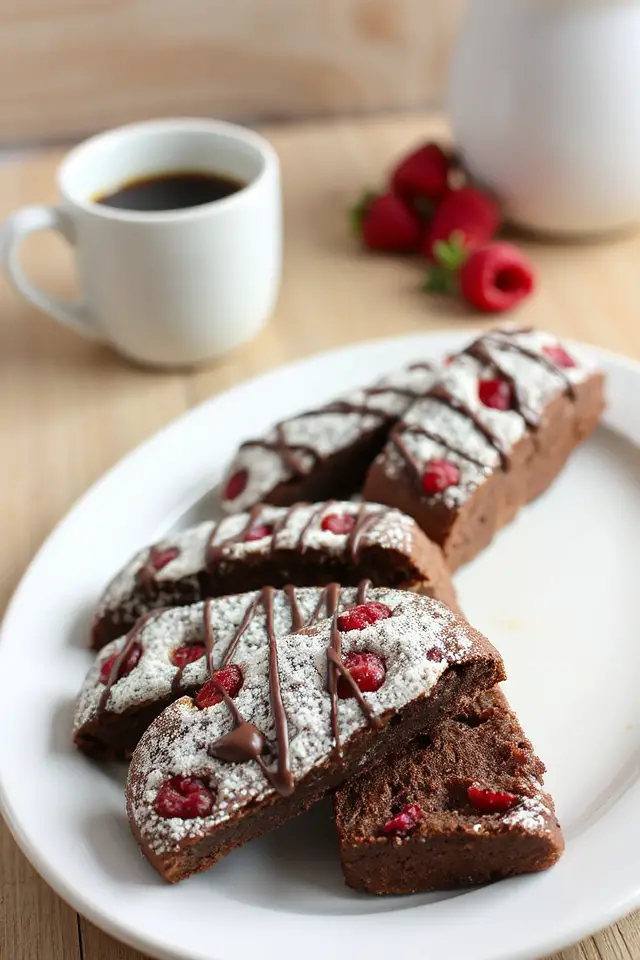 Raspberry Chocolate Biscotti Recipe