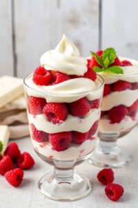 Raspberry Bliss White Chocolate Mousse Recipe