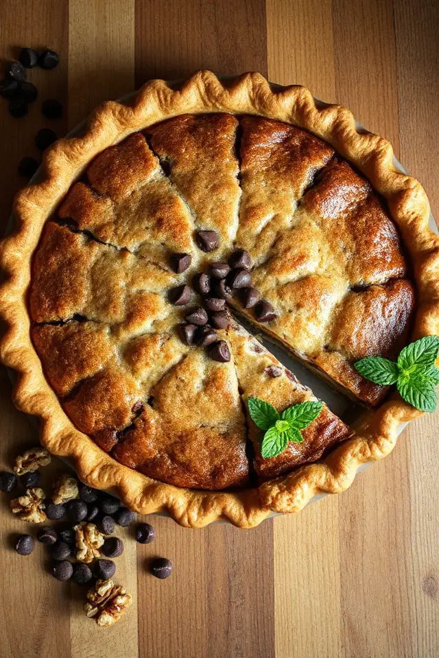 Walnut Chocolate Chip Pie Recipe